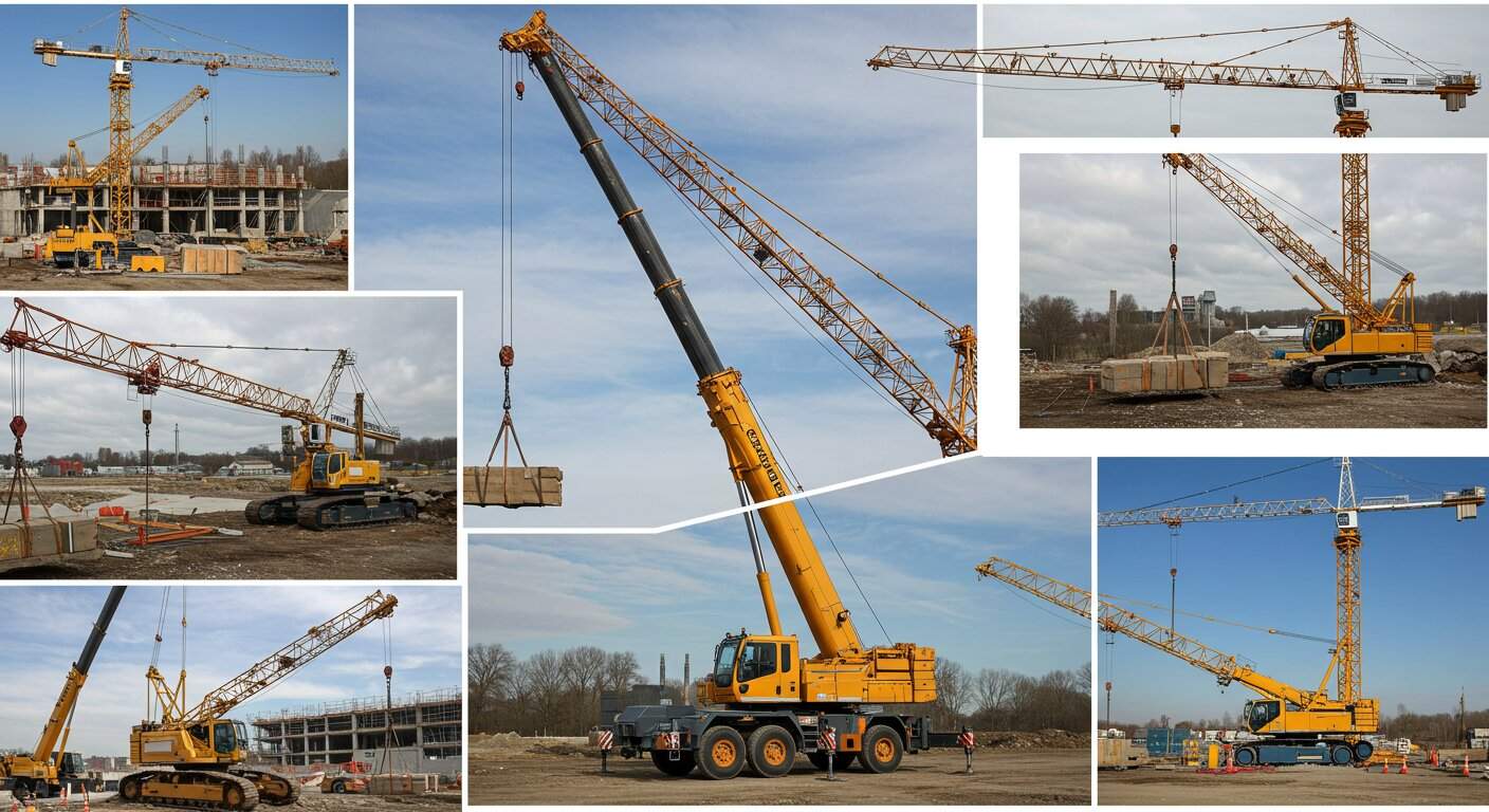 Les différents types de grues disponibles à la location - Grues St-Jérôme